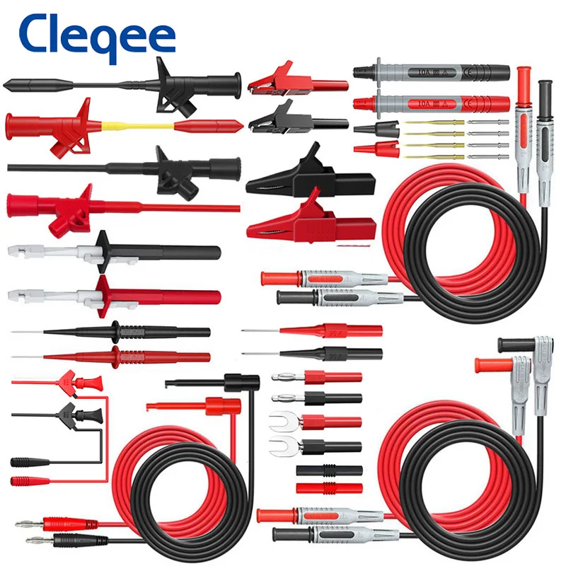 Cleqee P1600 series High Quality Multimeter Test Lead Kit BNC-Test ...