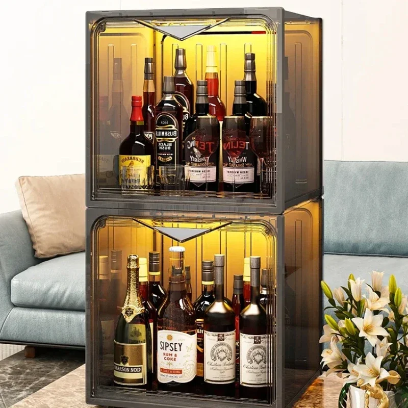Compact-Whiskey-and-Liquor-Display-Stand-for-Living-Room-Elegant-Bottle ...