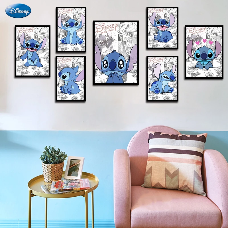 Poster Wall Decoration Stitch | Posters Prints Stitch | Stitch Canvas ...