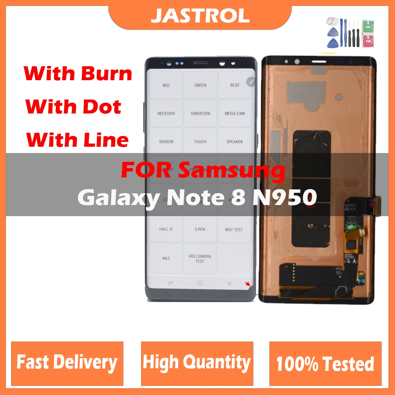 AMOLED-LCD-Display-For-Samsung-Galaxy-Note-8-LCD-Display-Note-8-N950 ...