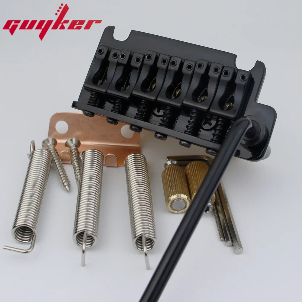 Guyker-Black-Non-locking-2-Point-Guitar-Tremolo-Bridge-String-Spacing ...