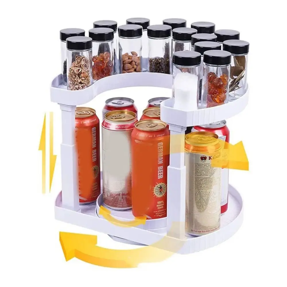 Accessories-360-Degree-Rotating-Condiment-Storage-Rack-Wide-Base-Non ...