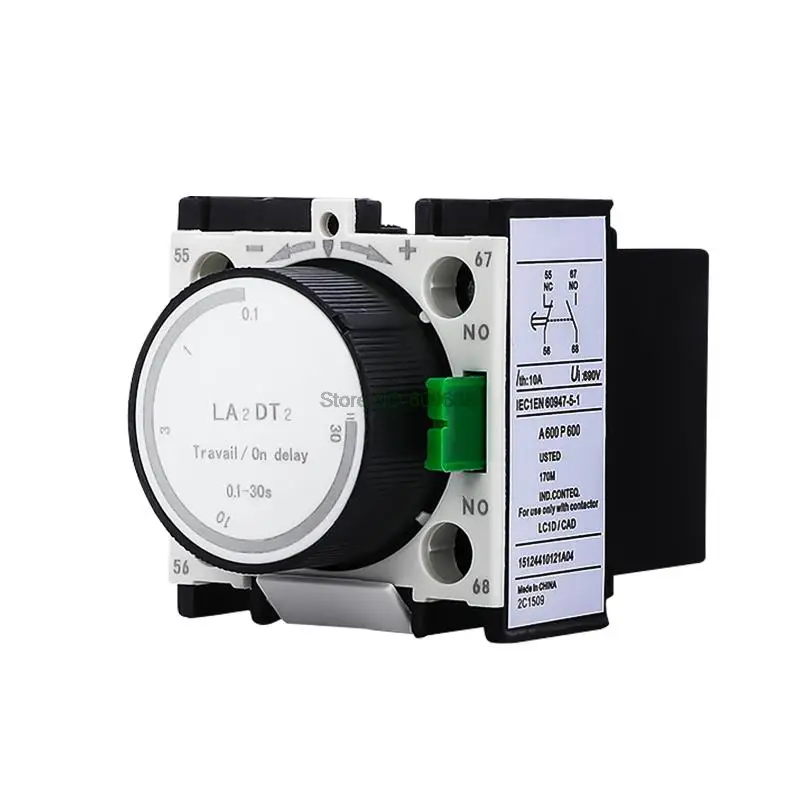 On Delay Time Auxiliary Contact Blocks for Contactor LADT2 0.1-30S LA2 ...