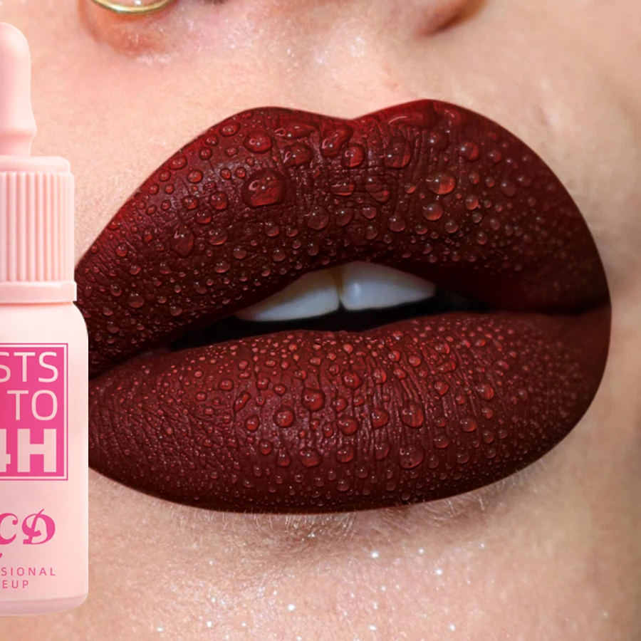 19-color Matte Lip Gloss Nude Liquid Lipstick Waterproof Long Lasting ...