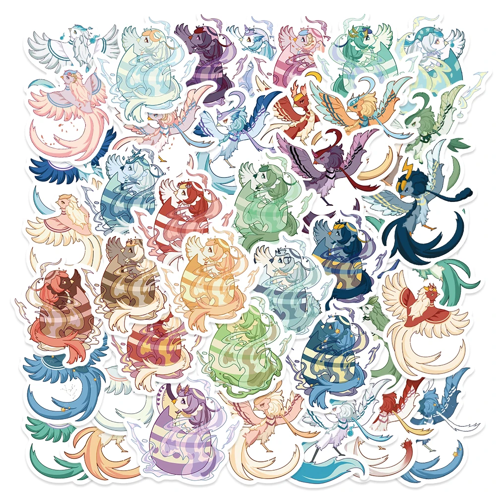10-30-50PCS-Cartoon-Phoenix-Cute-Stickers-DIY-Skateboard-Fridge ...