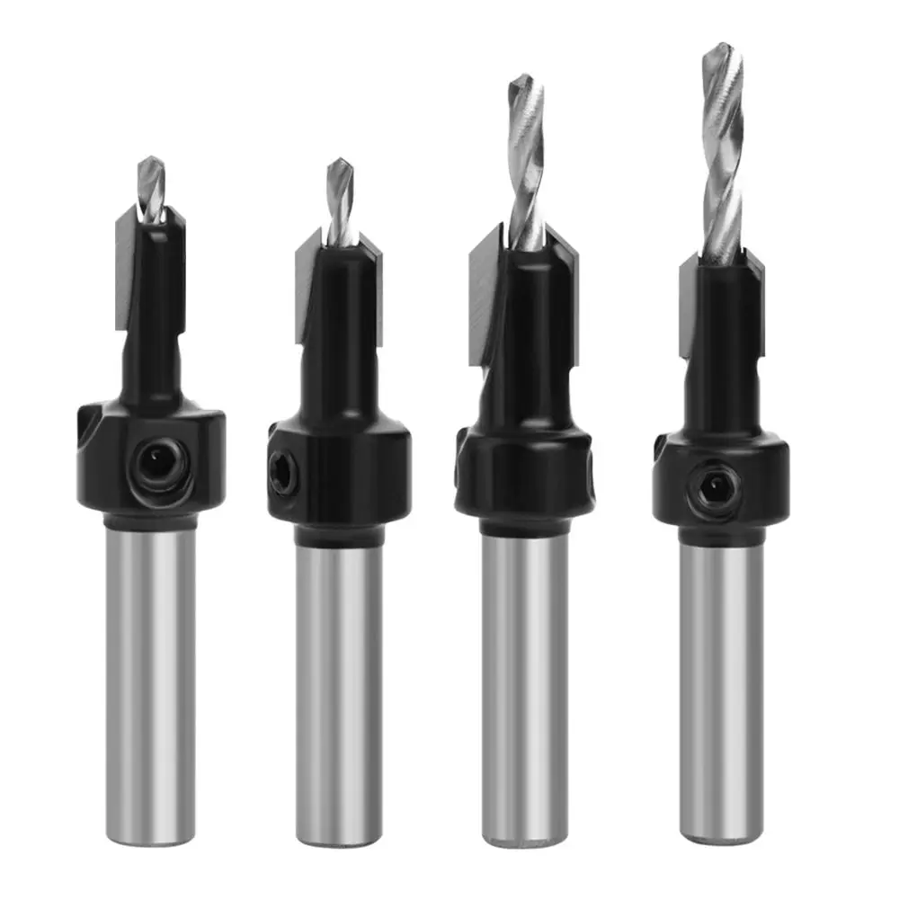 8-10mm-Round-Shank-Countersink-Drill-Bit-High-Speed-Steel-Milling ...