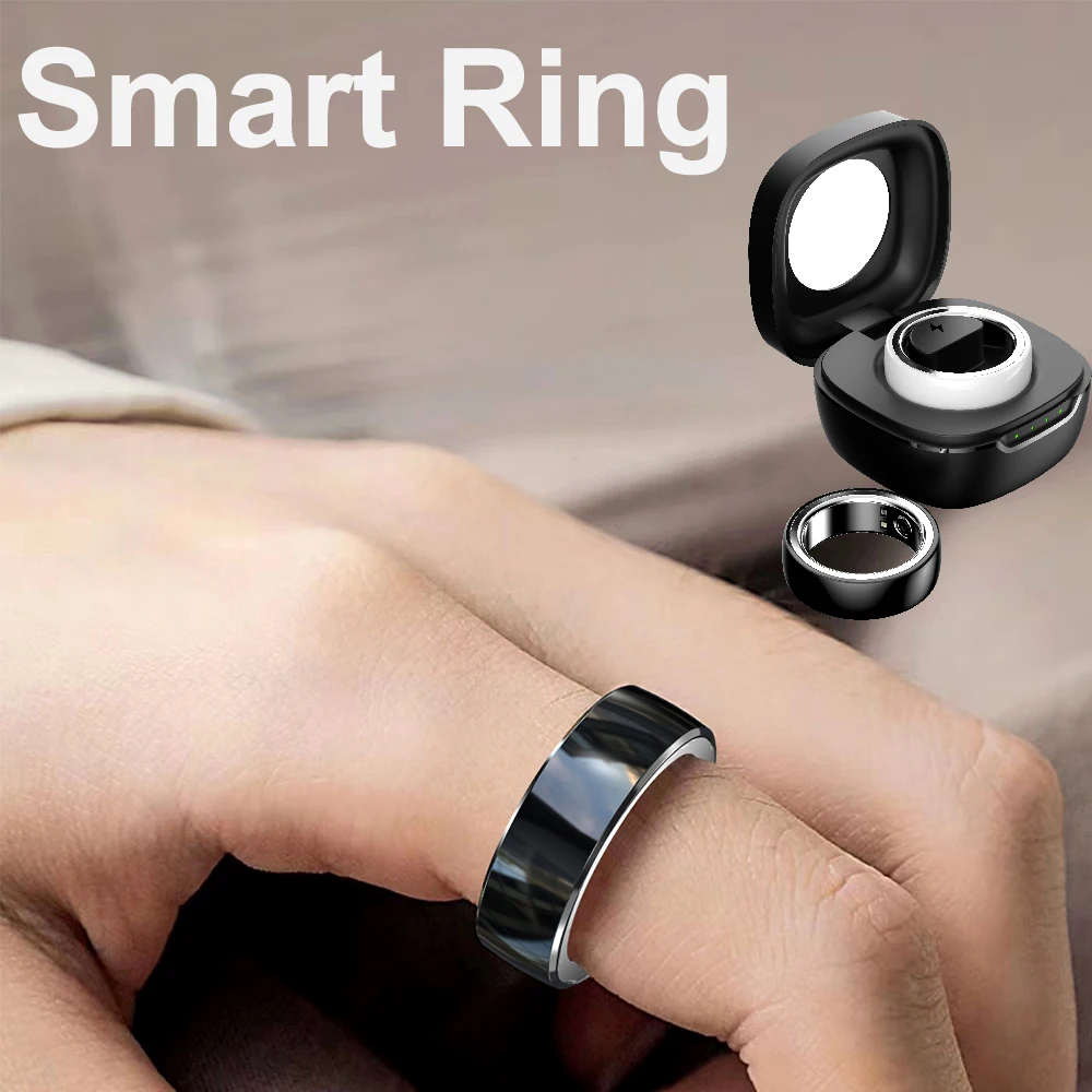 New-Fashion-New-Smart-Ring-Heart-Rate-Blood-Test-Stainless-Steel ...