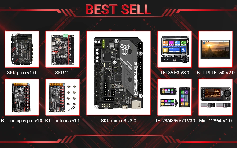 Дисплей BIGTREETECH BTT PI TFT50 V2.0 TFT43 TFT70 Raspberry Pi, ЖК сенсорный экран для ...