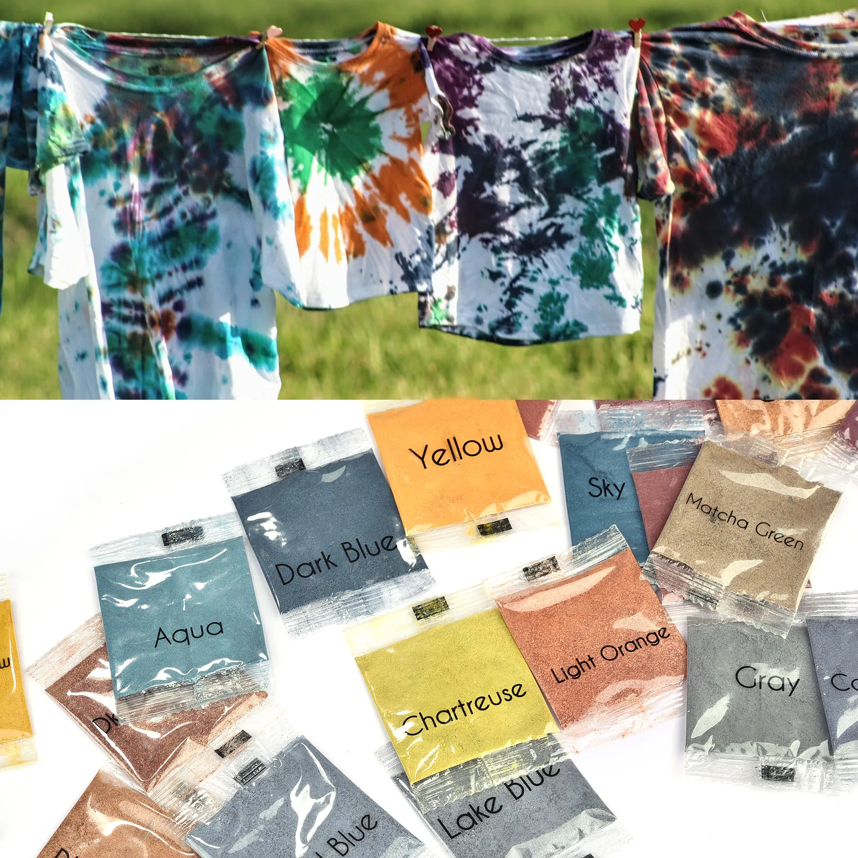 24-Colors-2g-Fabric-DIY-Tie-Dye-Powder-Color-Change-Free-Cooking-Color ...