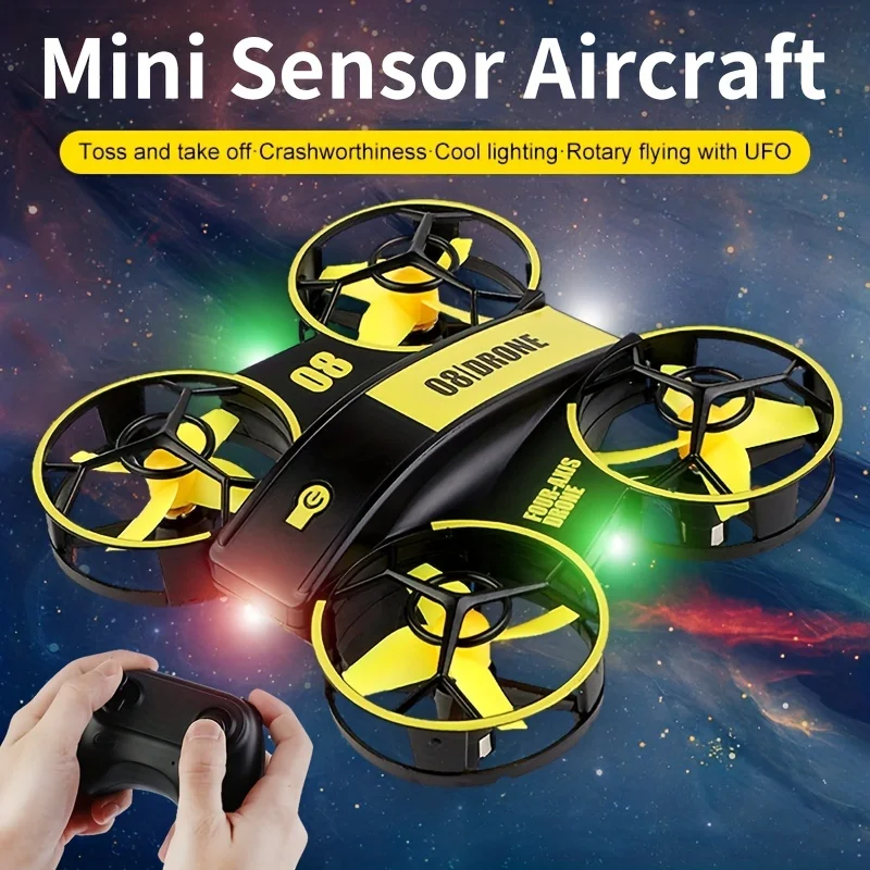 Remote-Control-Four-axis-Induction-Aircraft-UFO-Interactive-Lighting ...