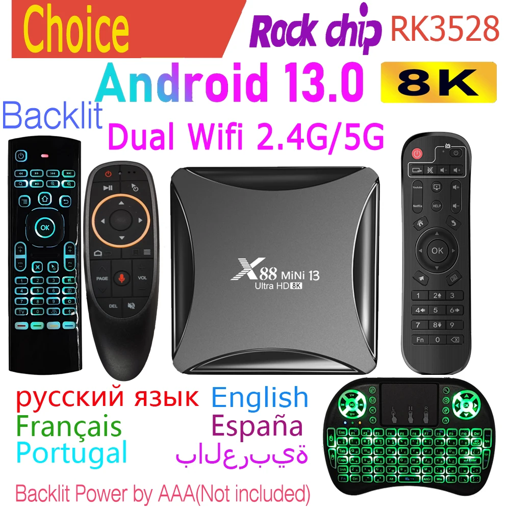 X88-Mini-13-RK3528-Android-13-0-Rockchip-Quad-Core-8K-ULTRA-HD-100M-LAN ...