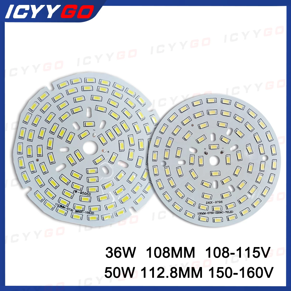 36W-50W-High-Power-LED-Bulb-Light-Source-Board-5730-Patch-3000K-4000K ...