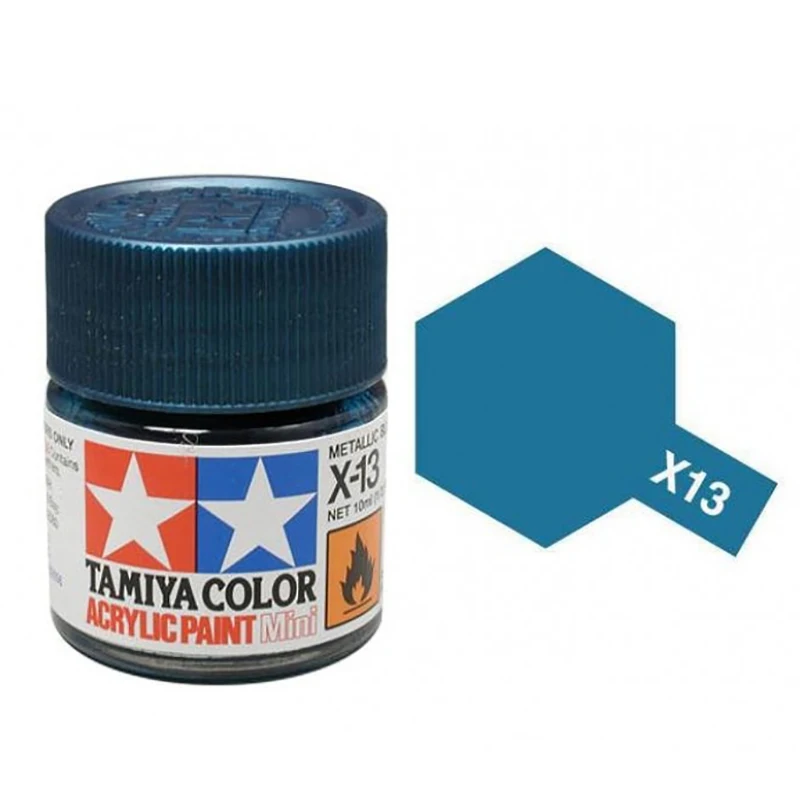Paint Tamiya blue metallic, X13 metallic blue, 10 ml, Tamiya (Japan ...