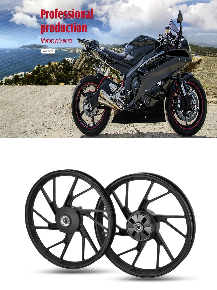 A Pair of 18 Inch Applicable Motorcycle for Yamaha Rims Universal Front ...