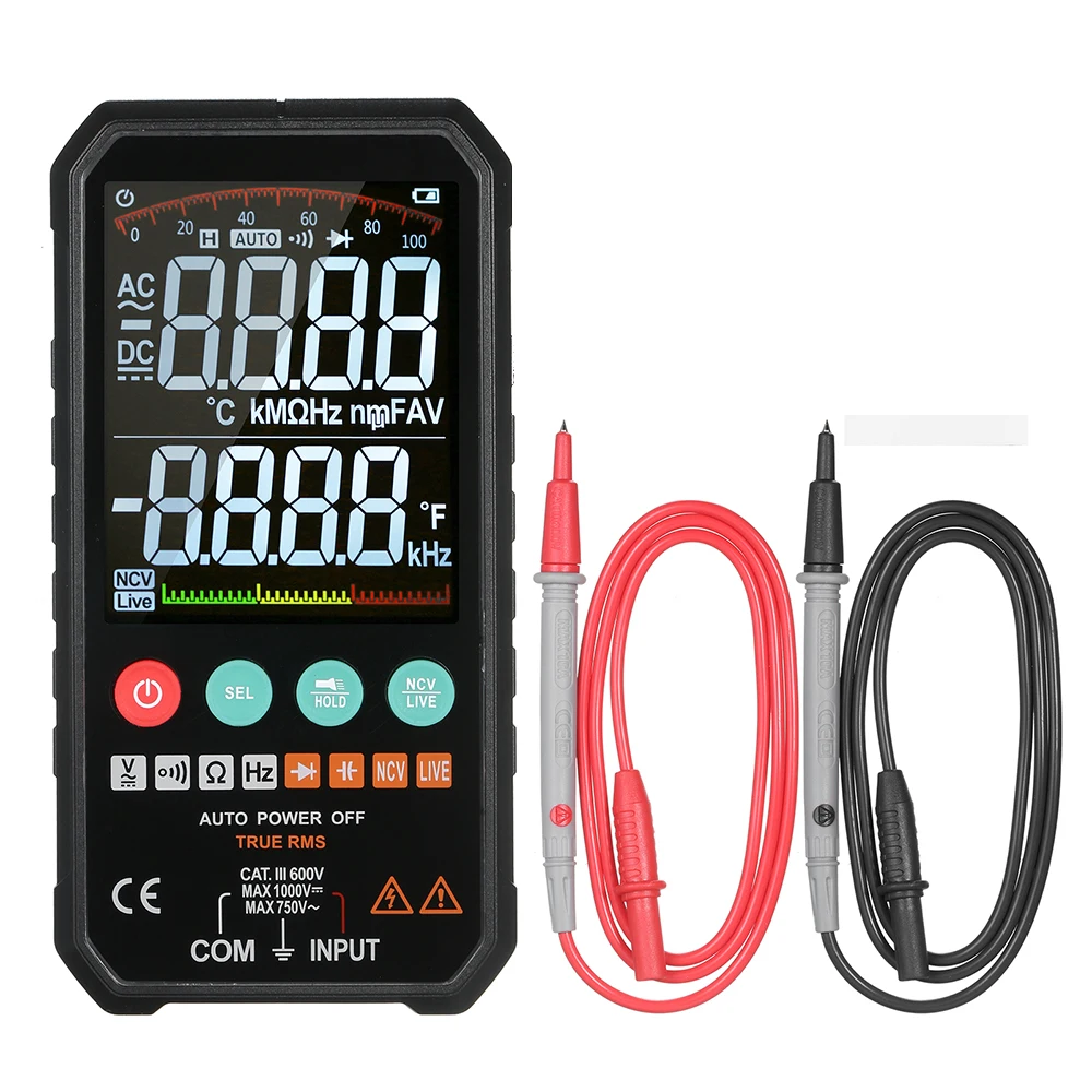 9999-DC-AC-Digital-Multimeter-Auto-Ranging-Smart-Voltage-Capacitor-Ohm ...