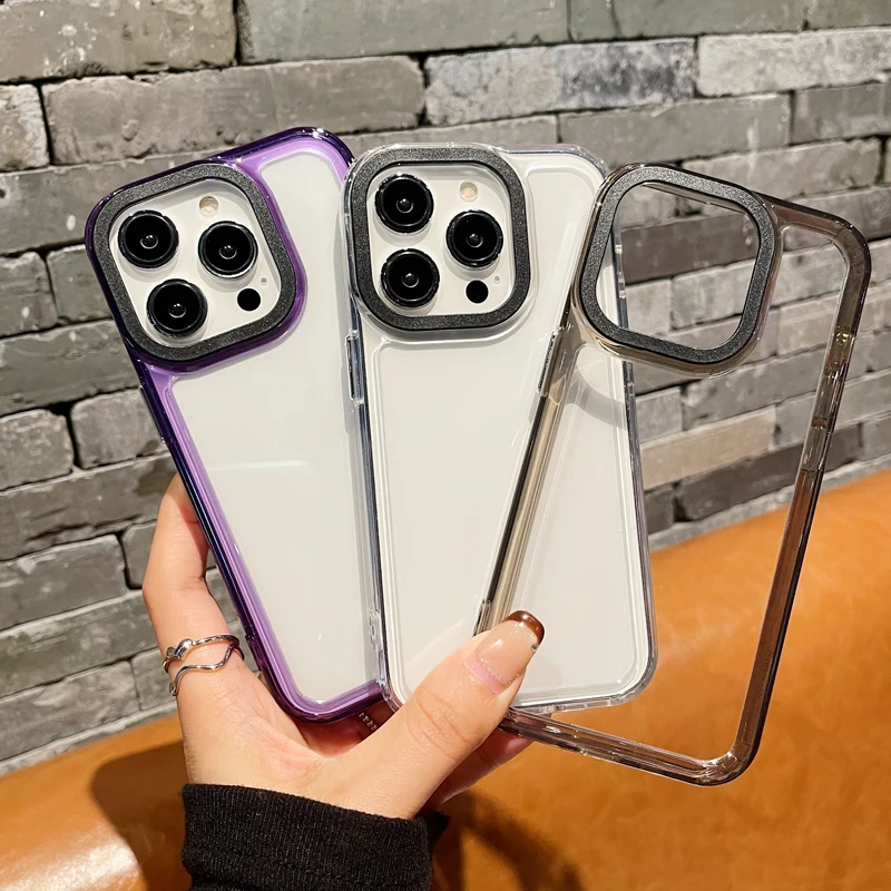 Luxury-Transparent-Shockproof-Acrylic-Case-For-iPhone-11-12-13-14-15 ...