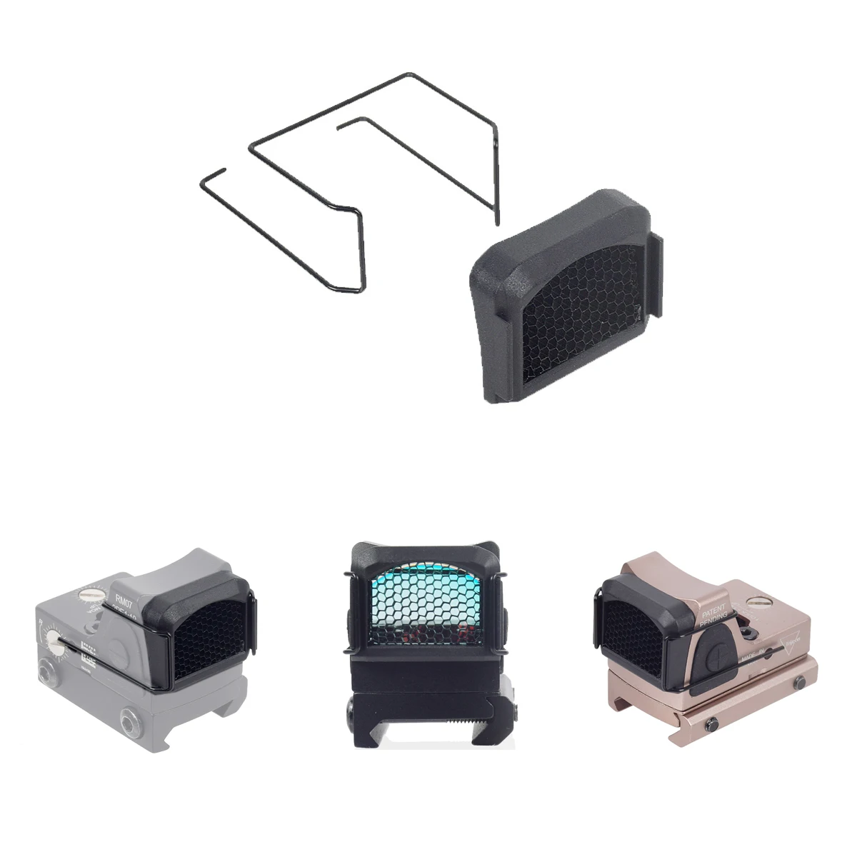 Tactical-Anti-Reflection-Sunshade-Trijicon-RMR-Killflash-Lens-Protector ...