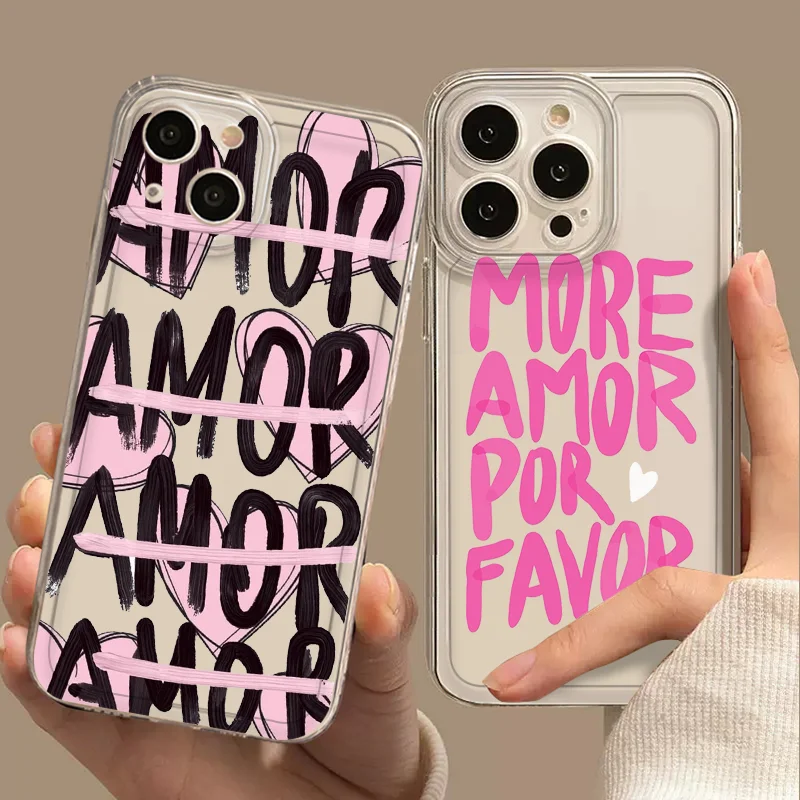 Maximalist More Amor Por Favor Phone Case for Samsung A55 A54 A53 A52 ...