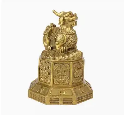 Copper-Treasury-Treasure-Pot-Decoration-Pixiu-Style-Copper-Pixiu ...