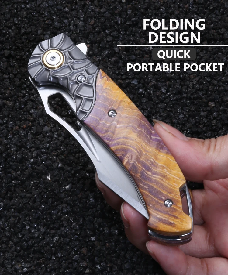 M390 steel Tactical Folding Pocket Knife - Blade HQ