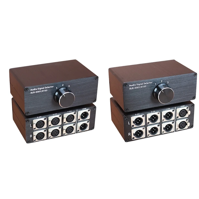 HIFI-Audio-Signal-Switching-Selector-XLR-Lossless-Distribution-Box-For ...