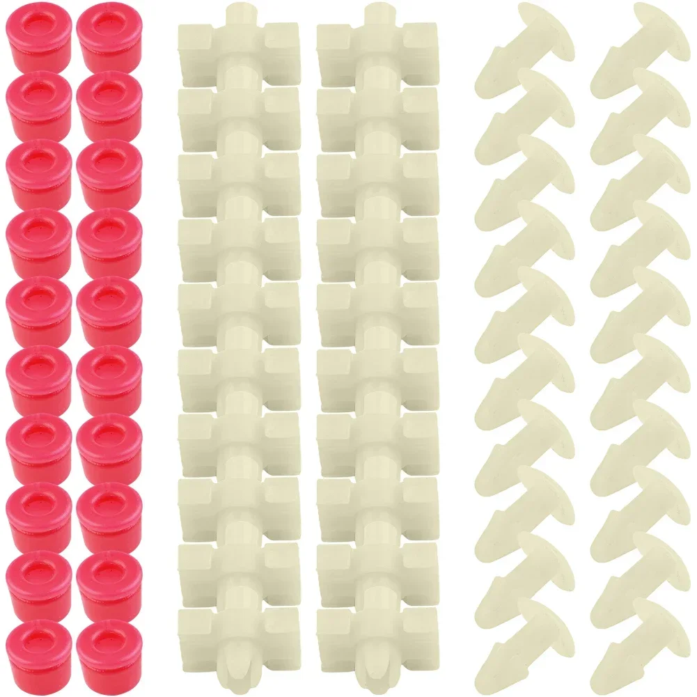 52pcs-Clamps-Plugs-Grommets-Door-Gasket-Strip-Trim-Clips-For-Mercedes ...