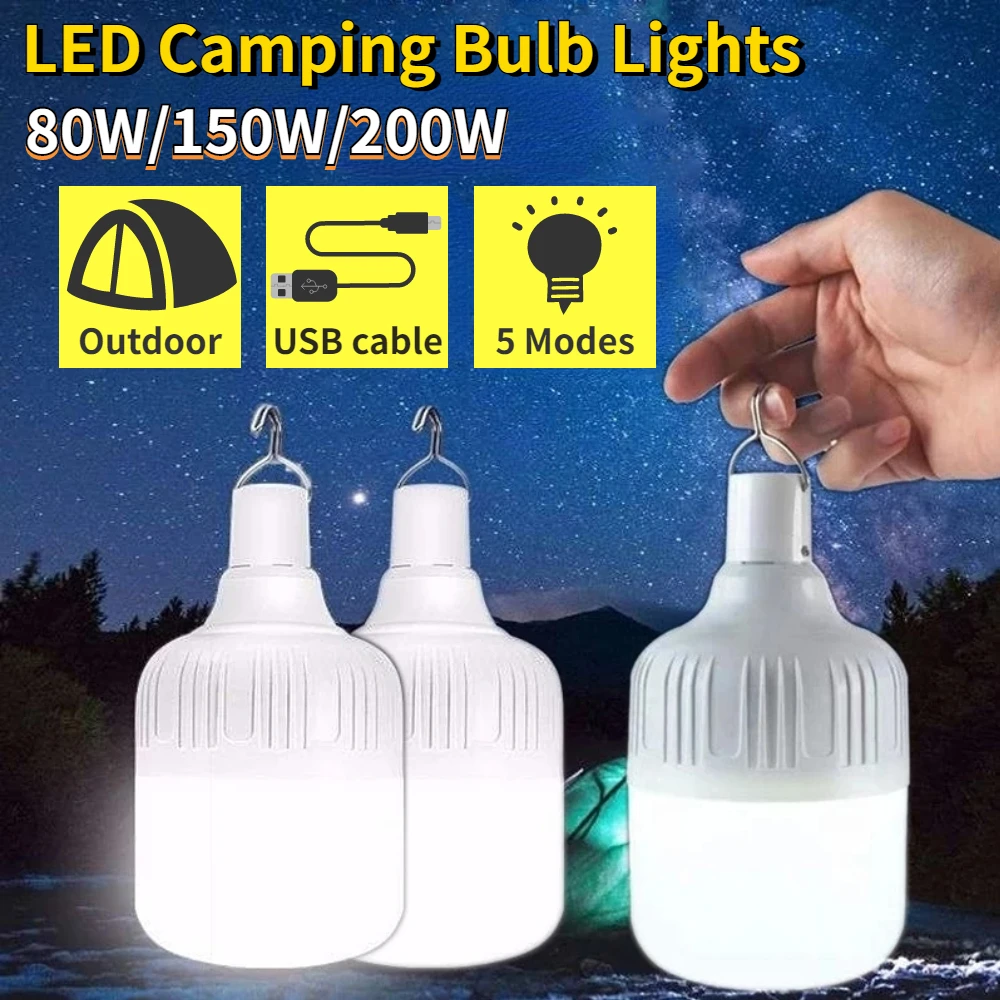 Luces-de-Camping-port-tiles-luz-Led-recargable-por-USB-linterna-de ...