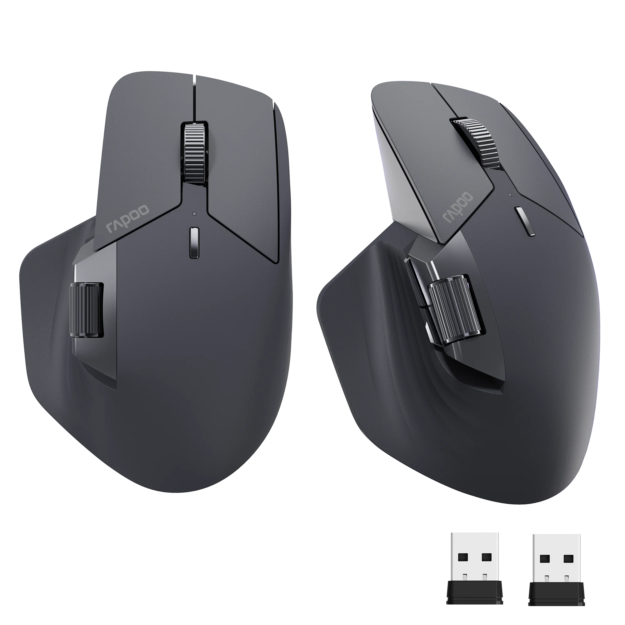 Original-Rapoo-MT760-Multi-mode-Rechargeable-Wireless-Bluetooth-Mouse-Ergonomic-3200-DPI-Support ...