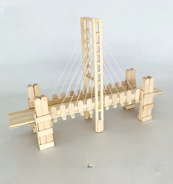 Suspension Bridge Popsicle Sticks