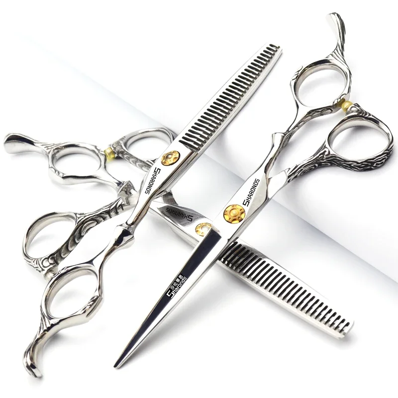 Professional-Teeth-Scissors-Thin-Scissors-Hair-Scissors-Set-Stylist ...