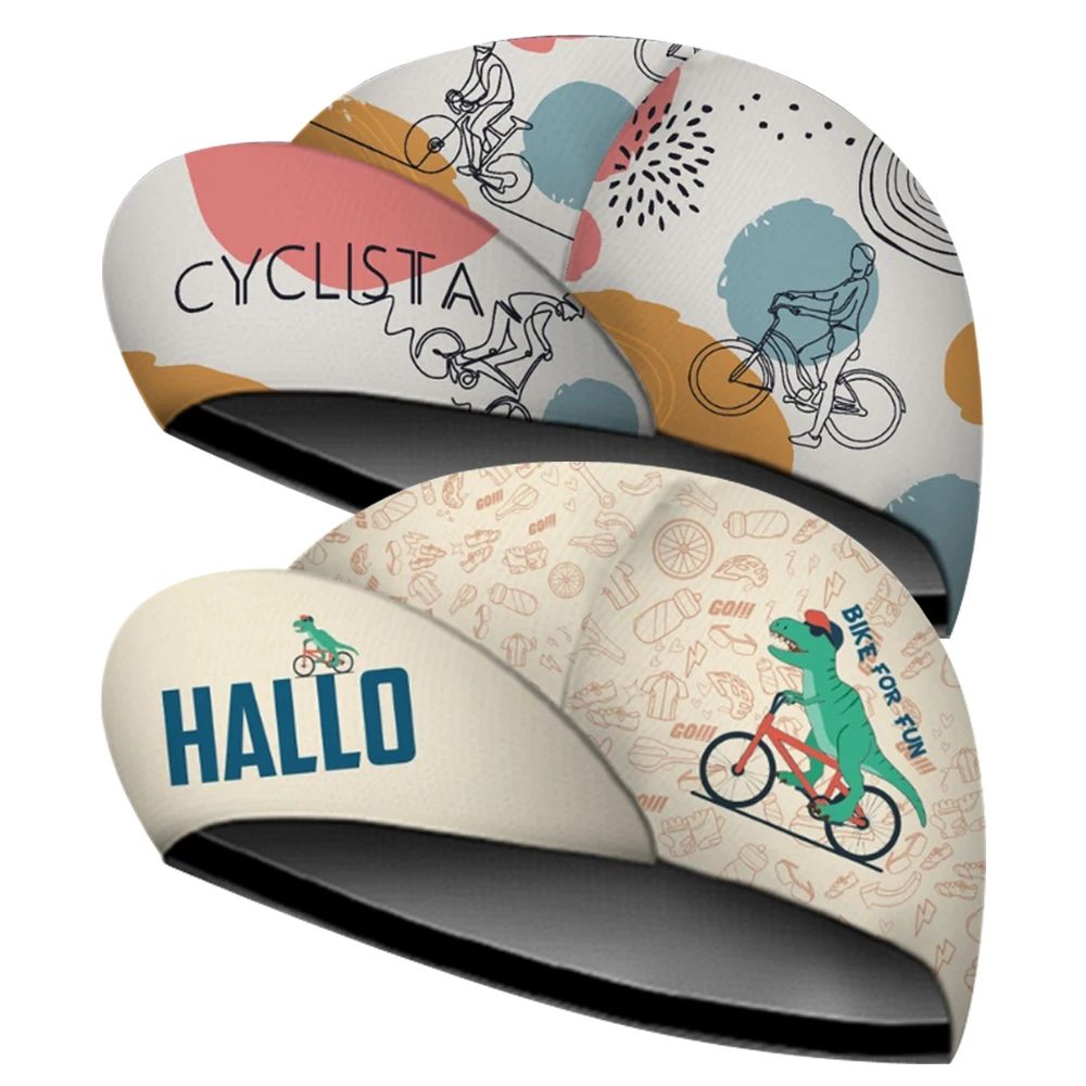 2 Styles Ride Bike Hello Cool New Classical Cycling Caps OSCROLLING ...