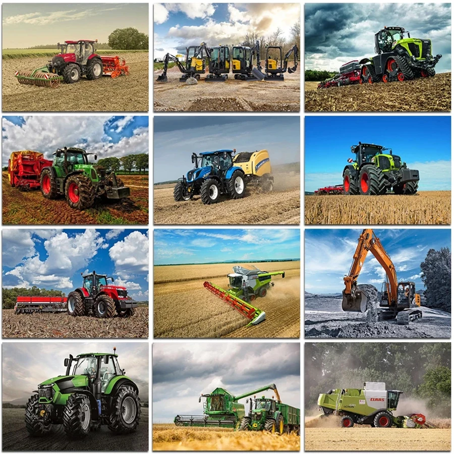 Farm Machinery And Equipment Collage