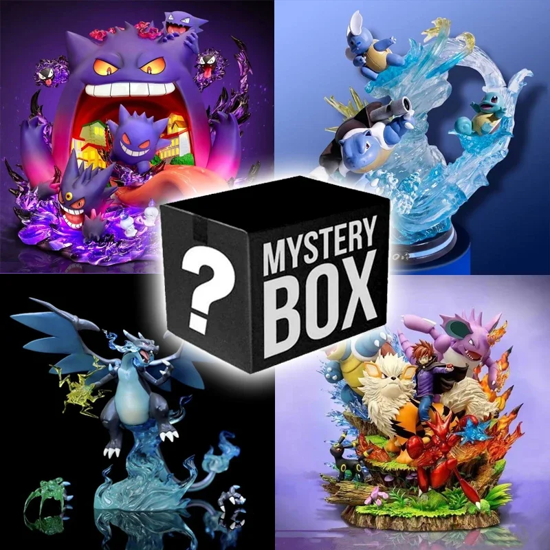 Pokemon-Figure-Anime-Figure-Blind-Box-Mystery-Box-Pikachu-Charizard ...