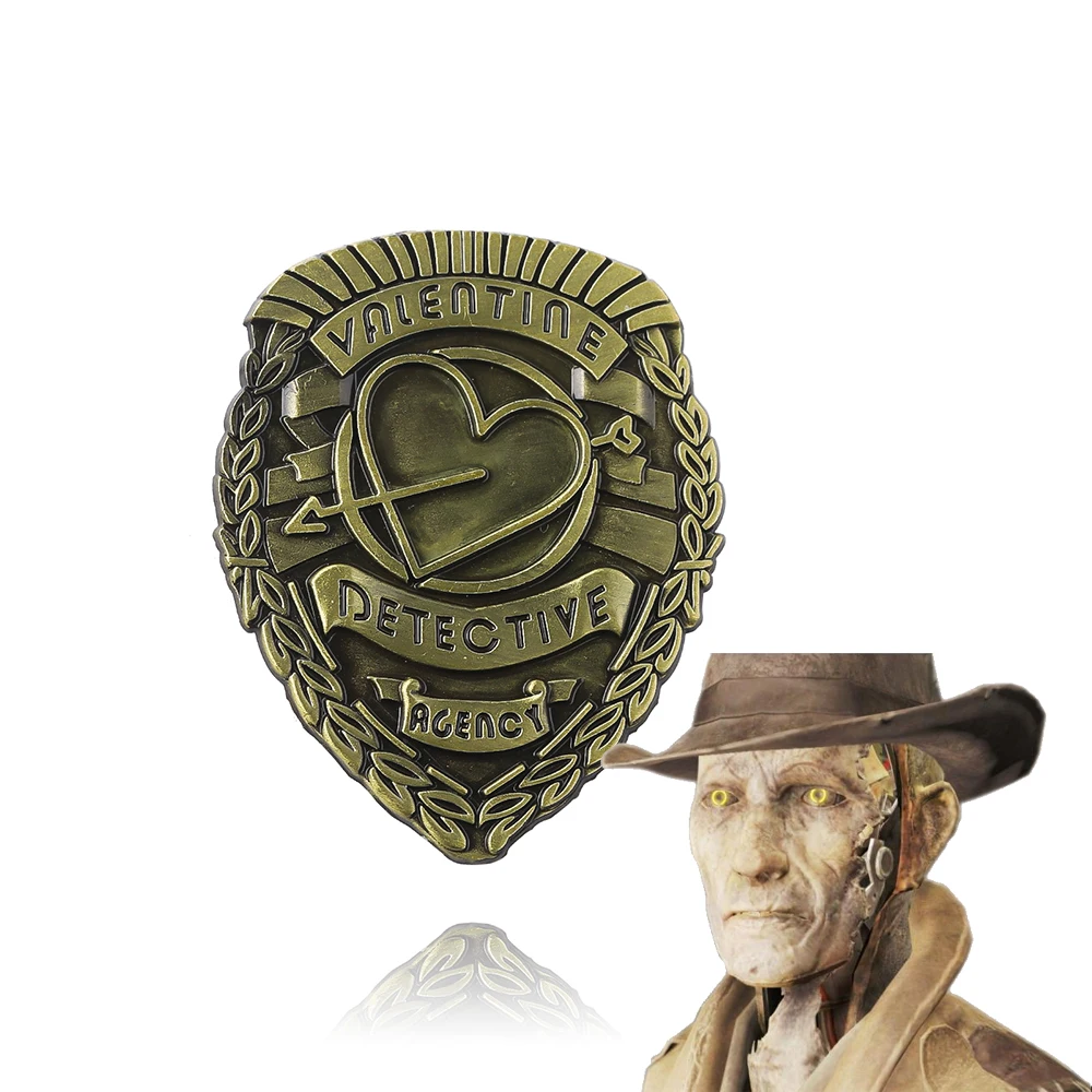 Vintage-Nick-Valentine-Detective-Agency-Broche-Fallouts-Pins-Cosplay ...