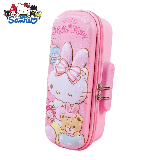 Hello Kitty Pencil Box With Lock