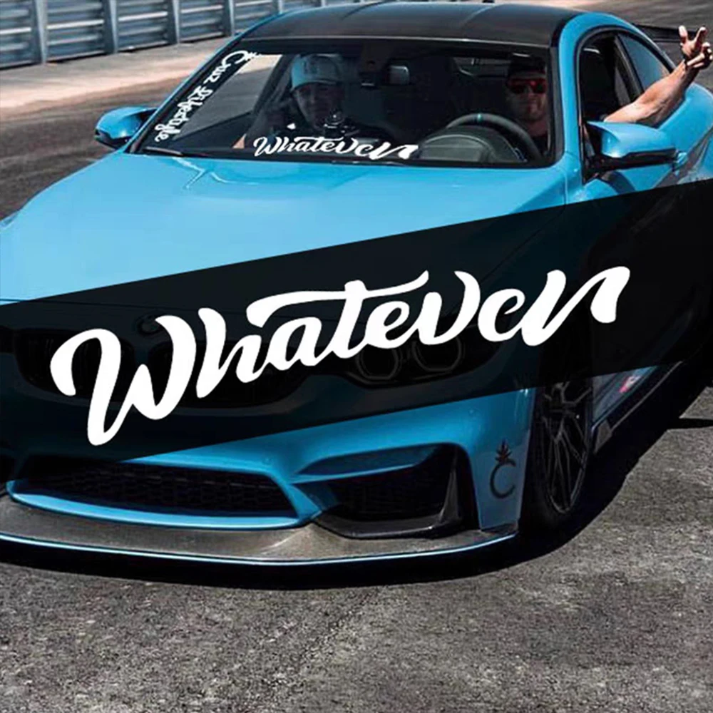 Car English Letters Glass Stickers JDM Style Personalized Car Stickers ...