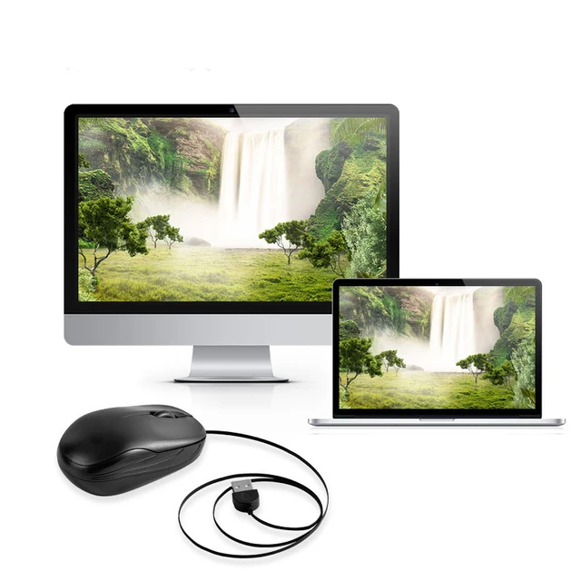 Raton Ordenador Mouse Óptico Usb Retroiluminado Luz Dinax Color Negro ...