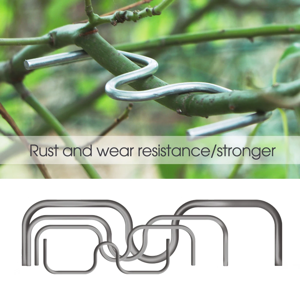 10pcs 8/10/13/18cm Metal Puller Tying Machine Finalizer Plant Support ...