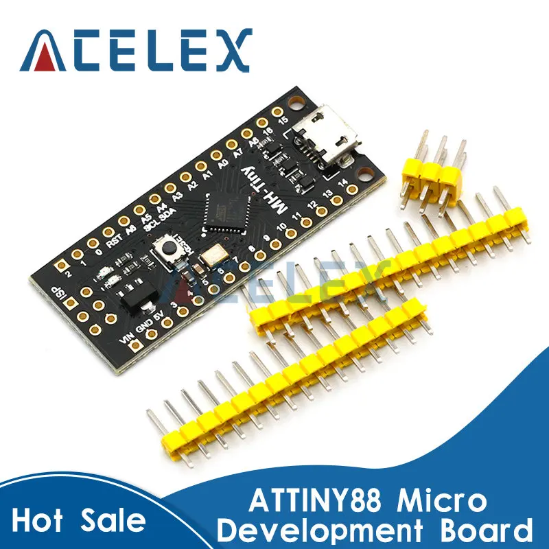 ATTINY88-micro-development-board-16Mhz-Digispark-ATTINY85-Upgraded-NANO-V3-0-ATmega328-Extended ...