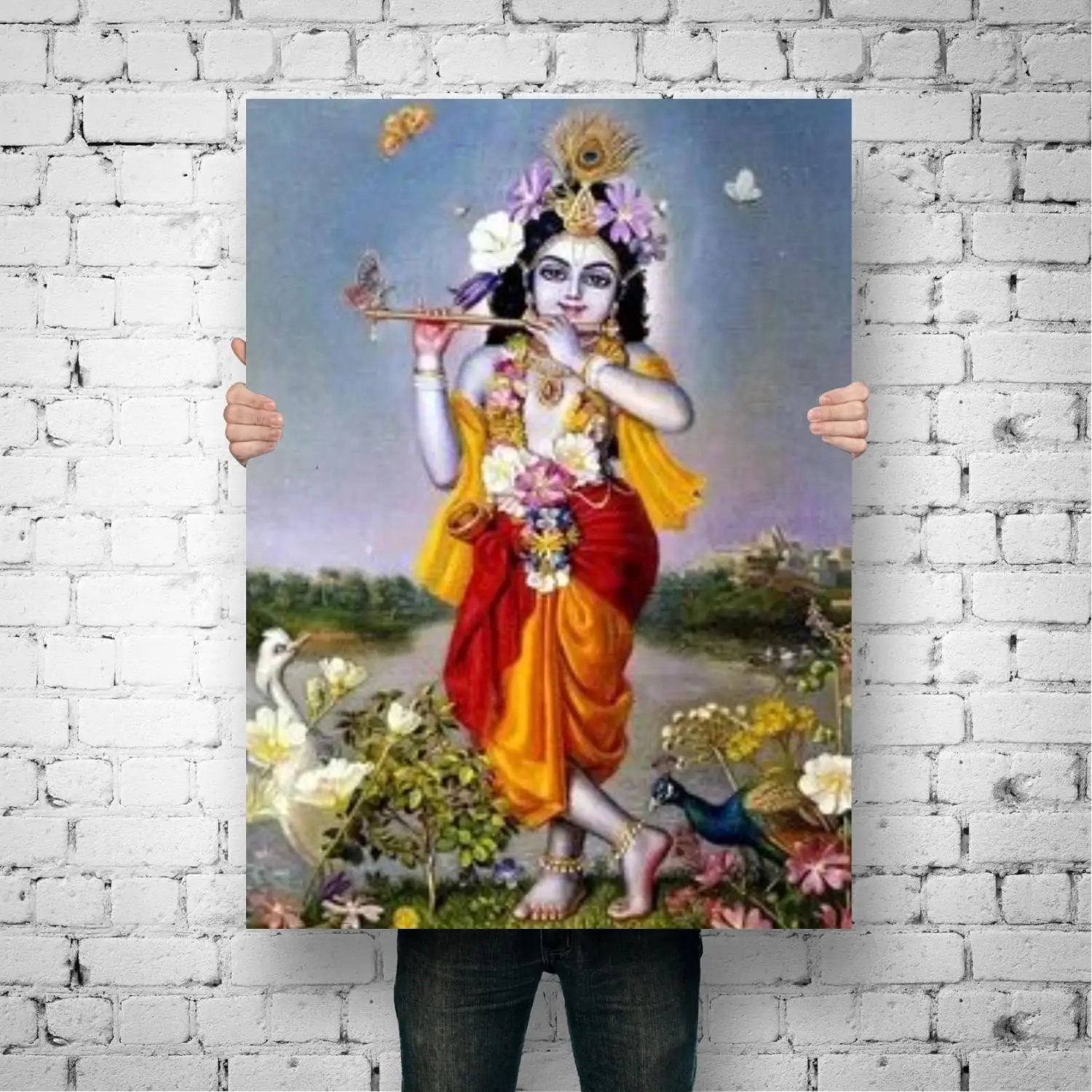 Lord Krishna Paintings On Canvas
