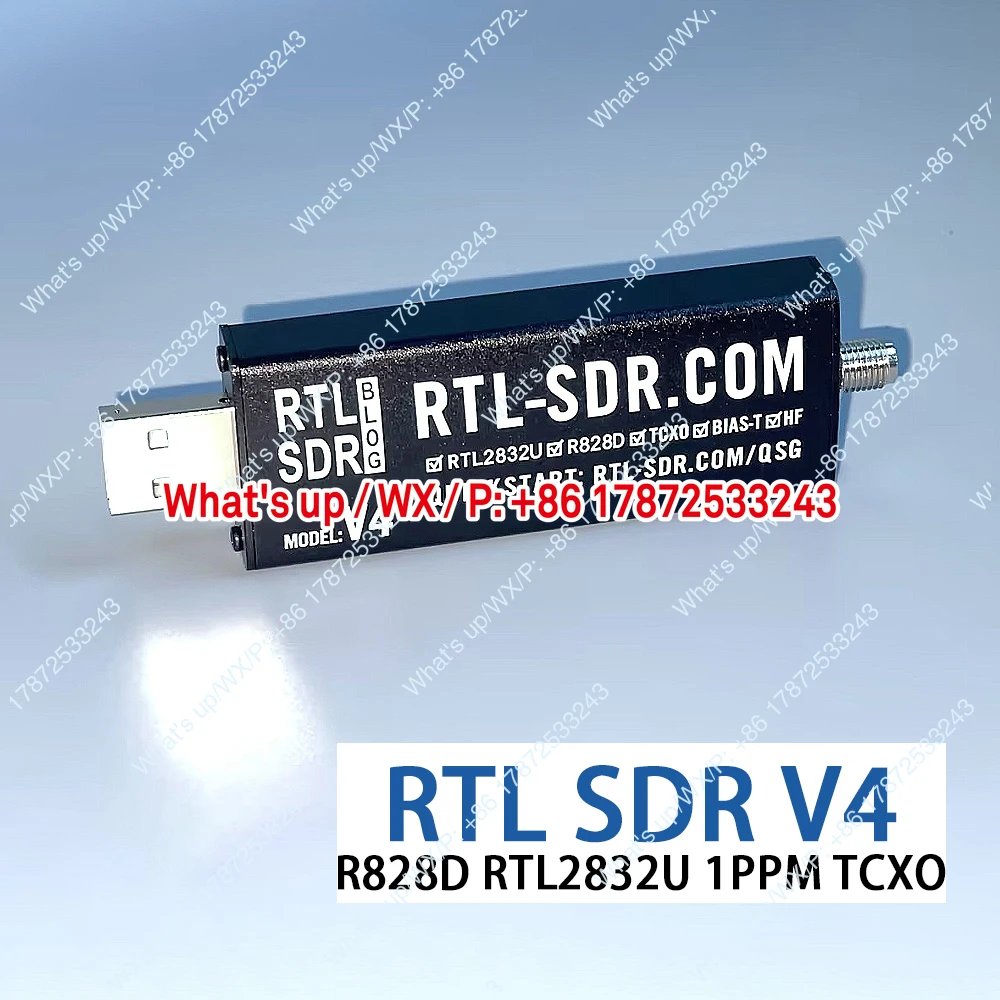 RTL-SDR Blog V4 R828D RTL2832U 1PPM Software Radio Receiver SDR ...