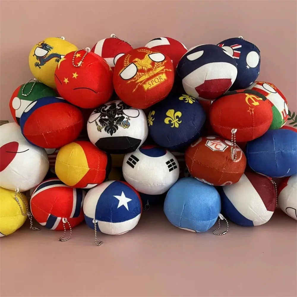 Brinquedos de pelúcia bola country, pingente polandball, decoração ...