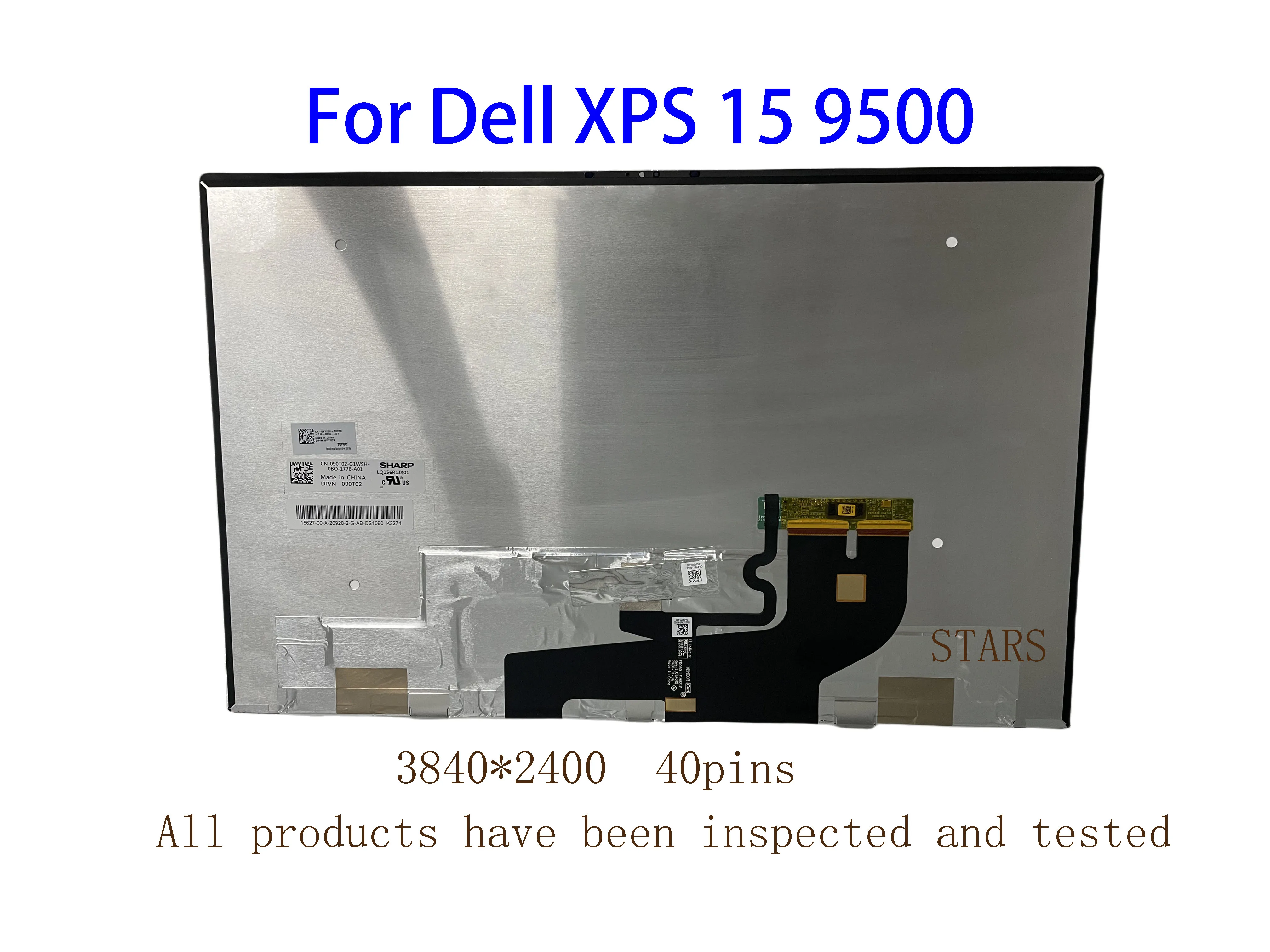 15.6Inch For Dell XPS 15 9500 9510 Precision 5550 5560 P91F P91F001 ...