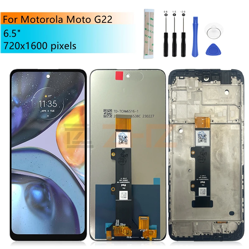 For-Motorola-Moto-G22-LCD-Display-Touch-Screen-Digitizer-Assembly-With ...