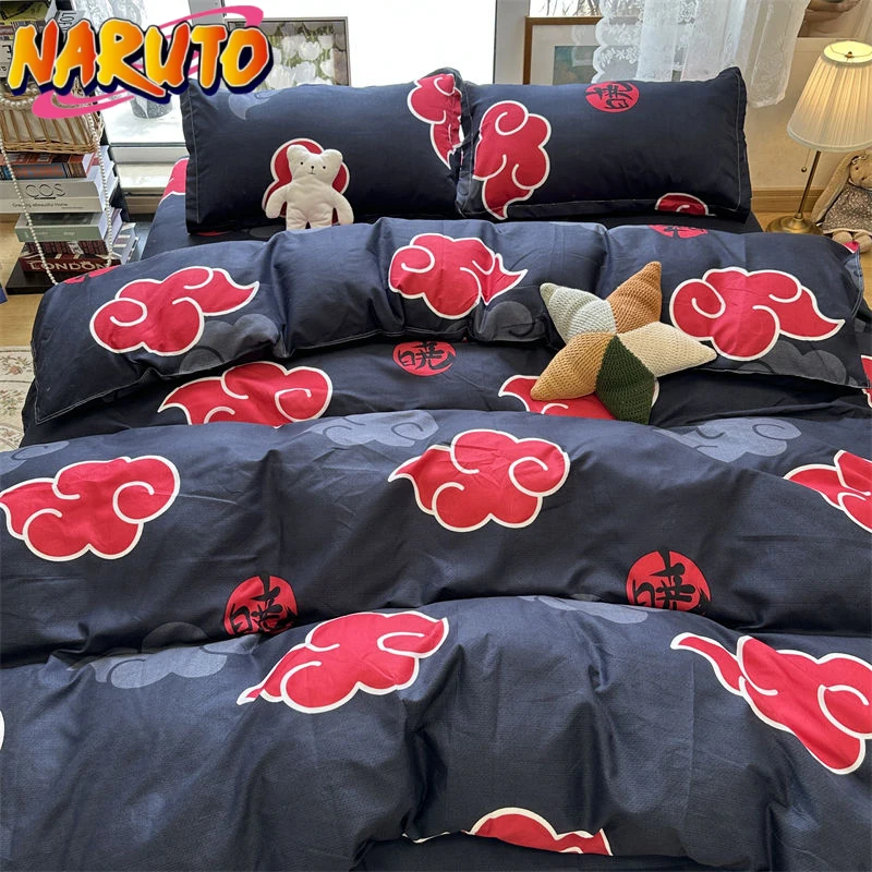 4Pcs-NARUTO-Akatsuki-Anime-Bed-Four-Piece-Set-for-Men-and-Women ...