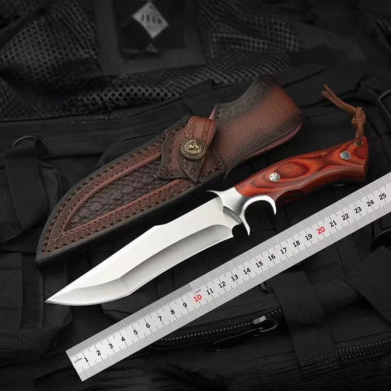 Faca-de-sobreviv-ncia-ao-ar-livre-com-bainha-faca-t-tica-militar-para ...
