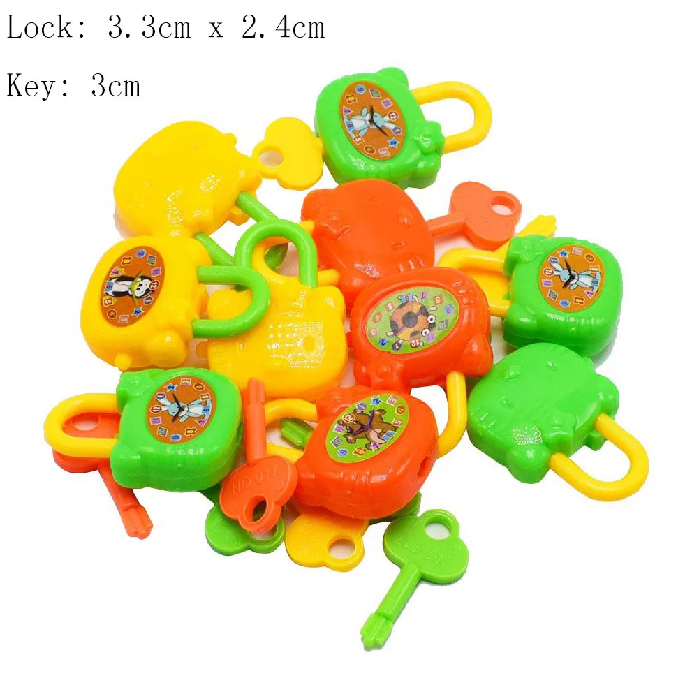 5pcs-lot-New-Plastic-Cartoon-Children-With-Keys-Toy-Locks-Notebook-Lock ...