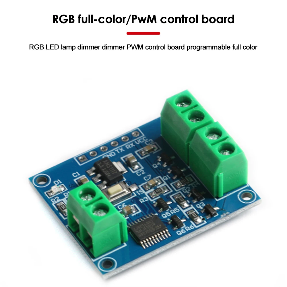 RGB-LED-Light-PWM-Control-Board-Programmable-PWM-control-board-for-RGB ...