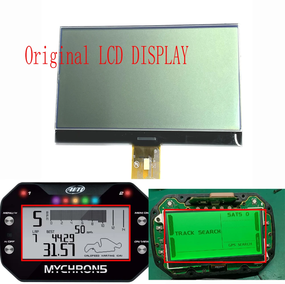 Original-Display-LCD-GPS-LAPTIMER-DATA-LOGGER-For-AIM-MyChron5-MyChron ...