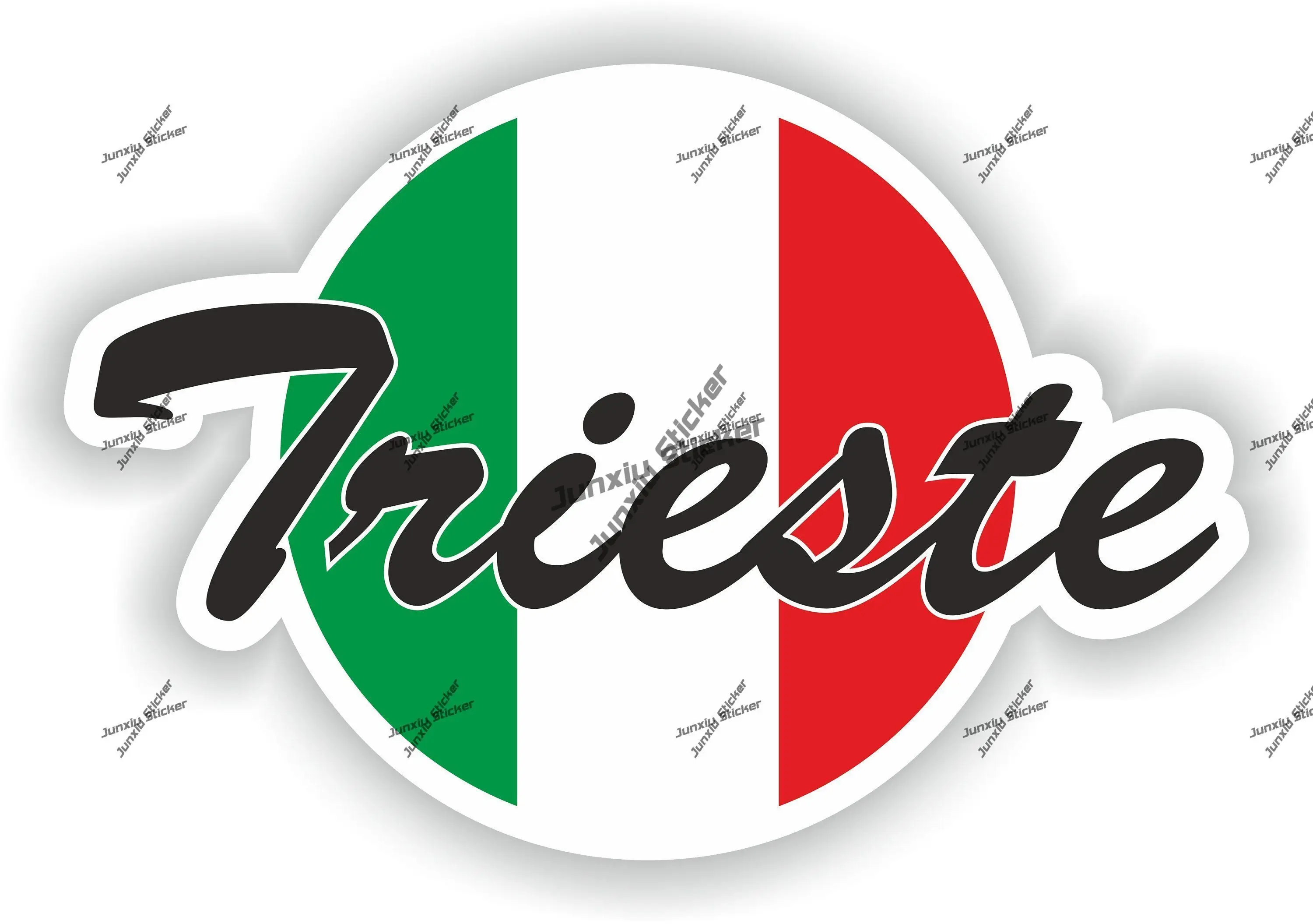 Trieste-Italy-Country-Code-Oval-Sticker-with-Flag-Decal-for-Bumper ...